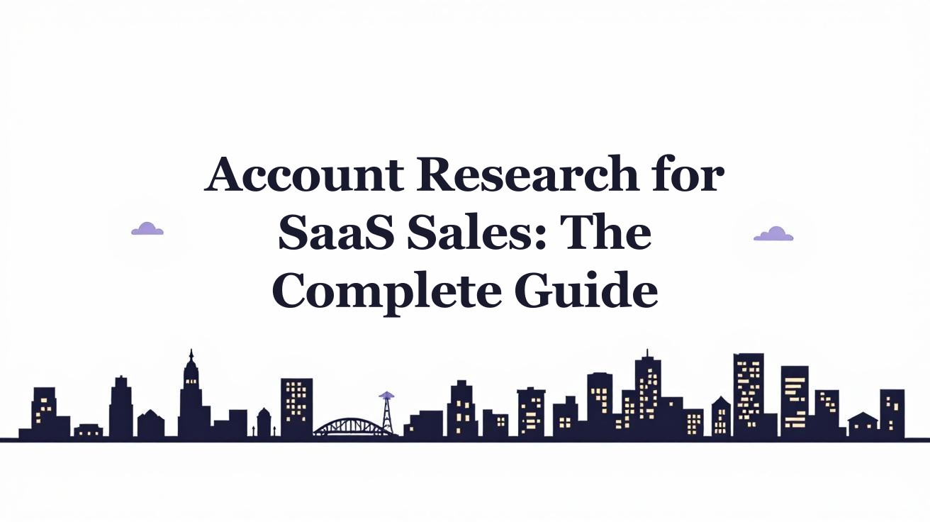 Account Research for SaaS Sales: The Complete Guide | Salesmotion