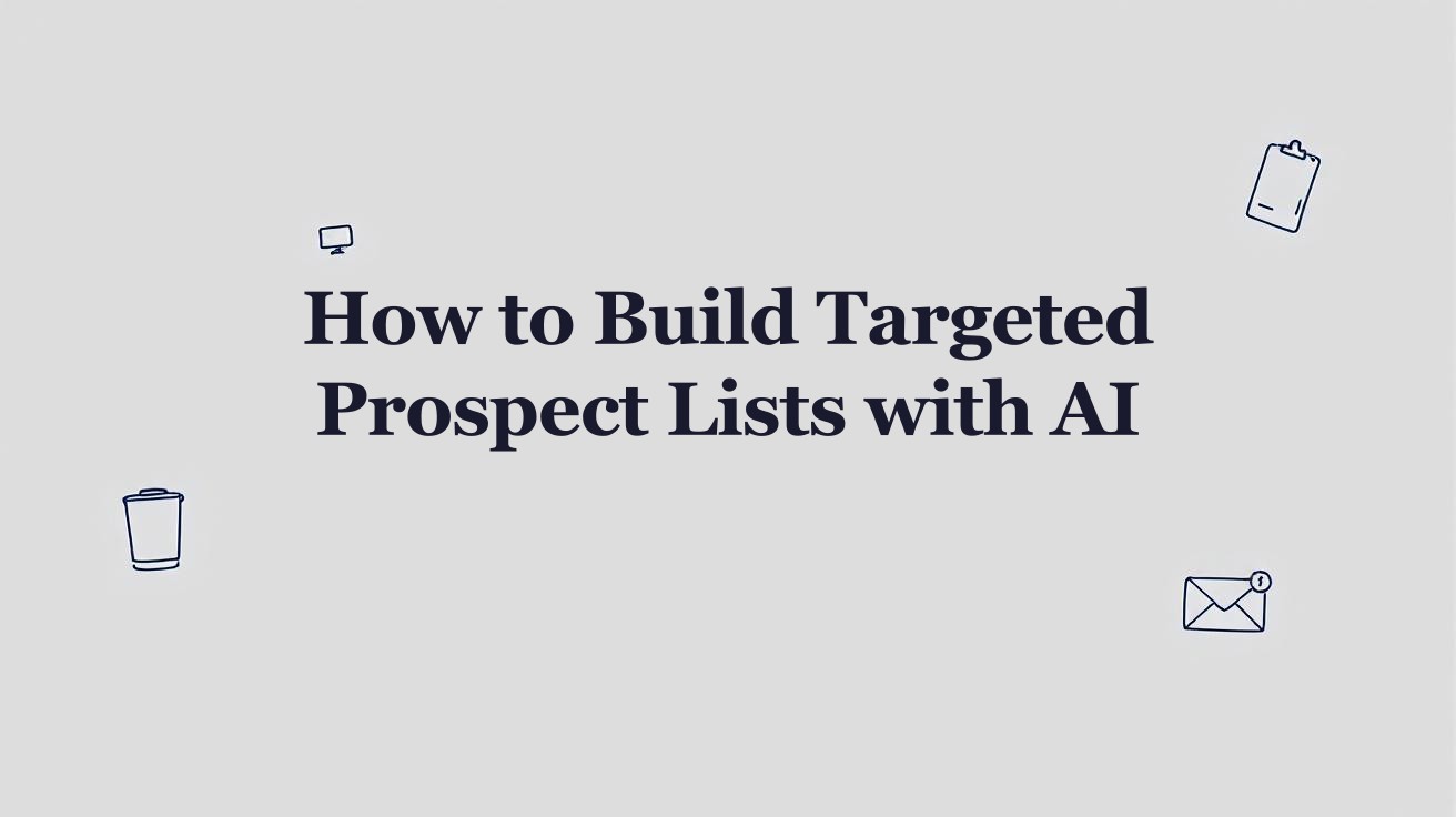 How to Build Targeted Prospect Lists with AI | Salesmotion