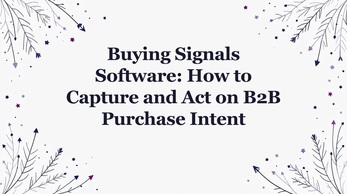 Buying Signals Software: How to Capture and Act on B2B Purchase Intent ...