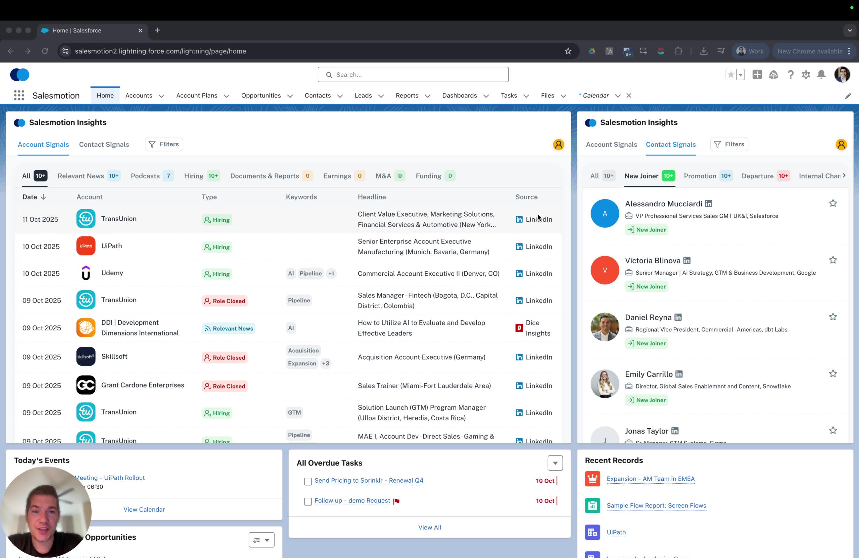 Salesforce Demo Video | Salesmotion